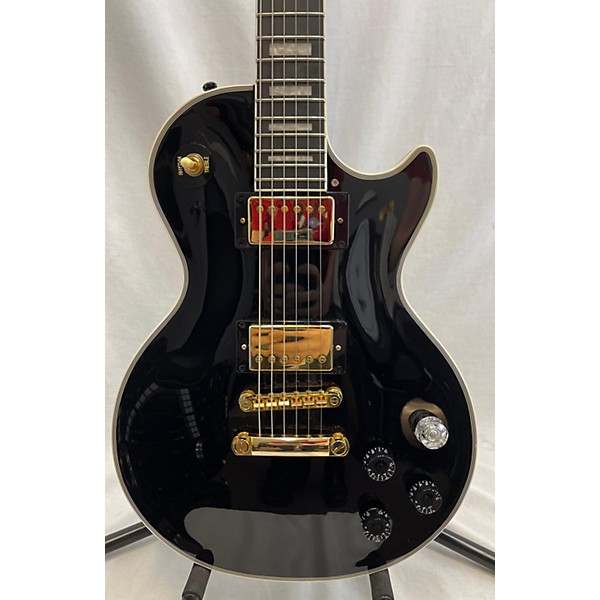 Used Epiphone Les Paul Custom Solid Body Electric Guitar Black | Guitar ...