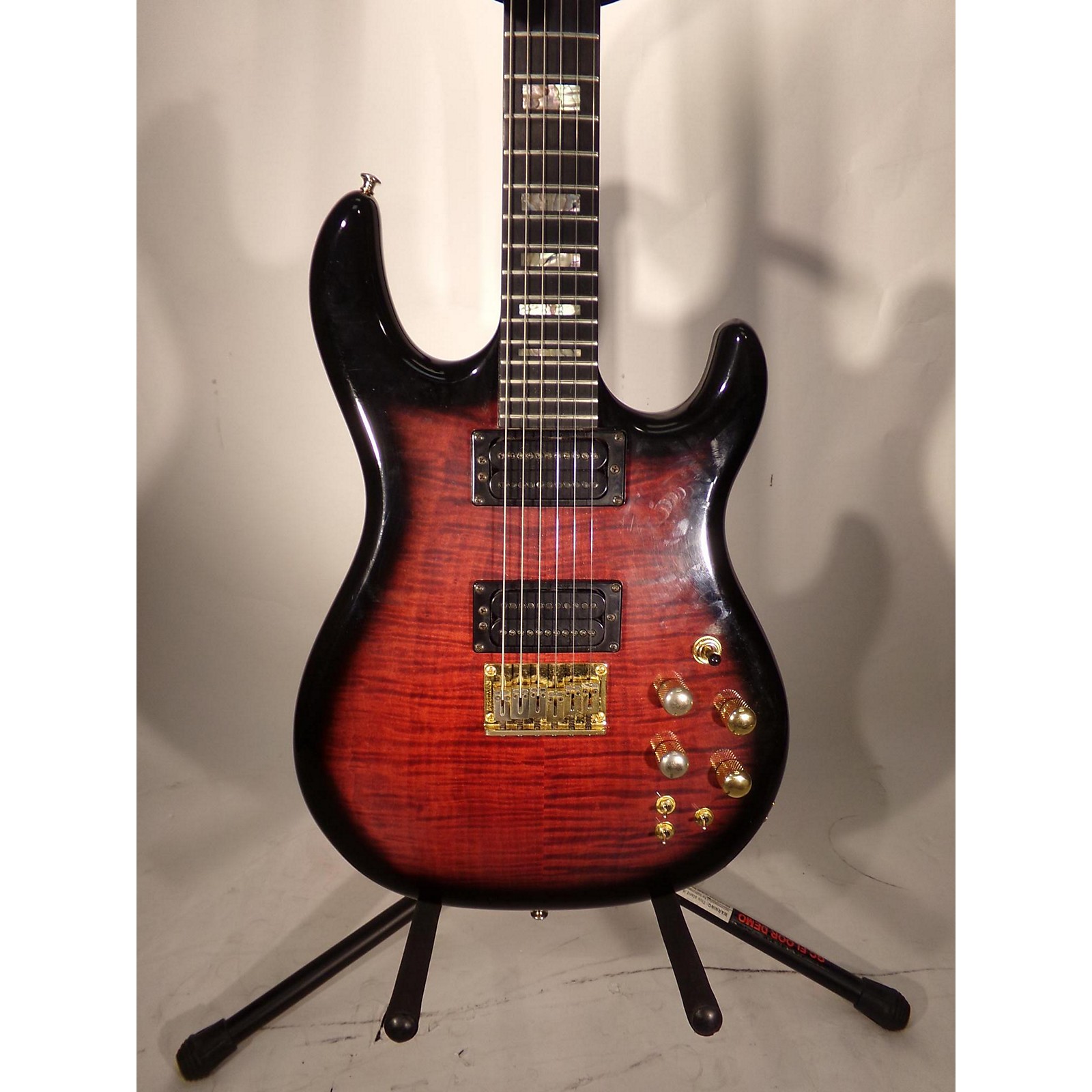 Used Carvin DC400 Solid Body Electric Guitar trans red burst | Guitar ...