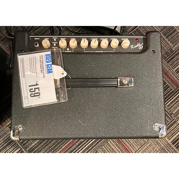 Used Fender Rumble V3 40W 1x10 Bass Combo Amp | Guitar Center
