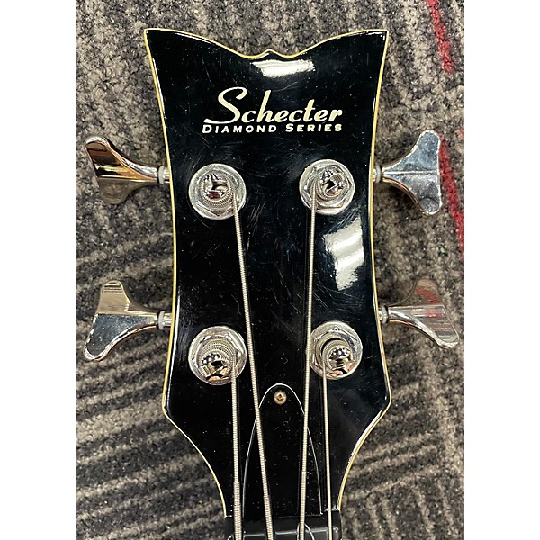 Used Schecter Guitar Research DEVIL BASS Electric Bass Guitar Red ...