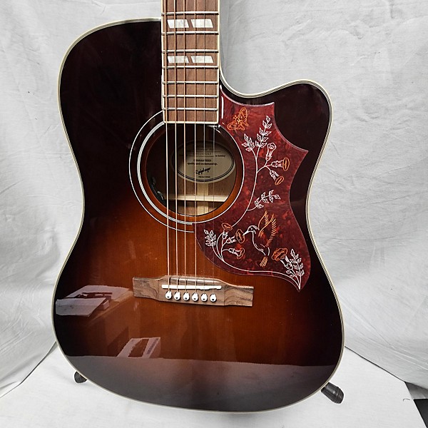 Used Epiphone Hummingbird Performer Pro Acoustic Electric Guitar ...