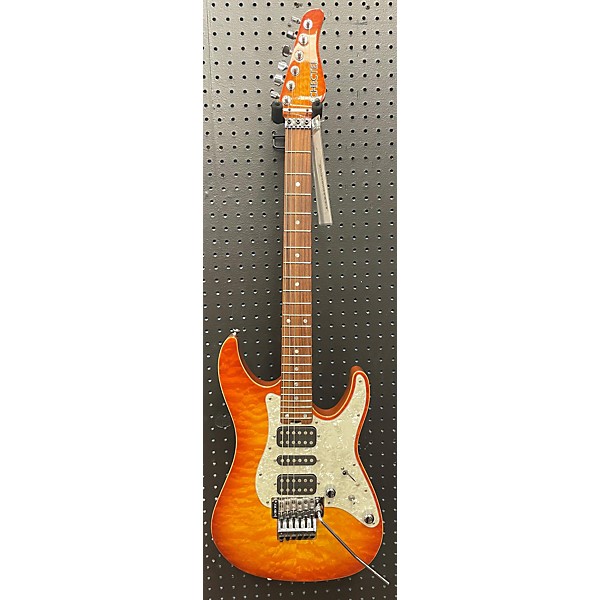 Used Schecter Guitar Research SDDX Solid Body Electric Guitar Lemon ...