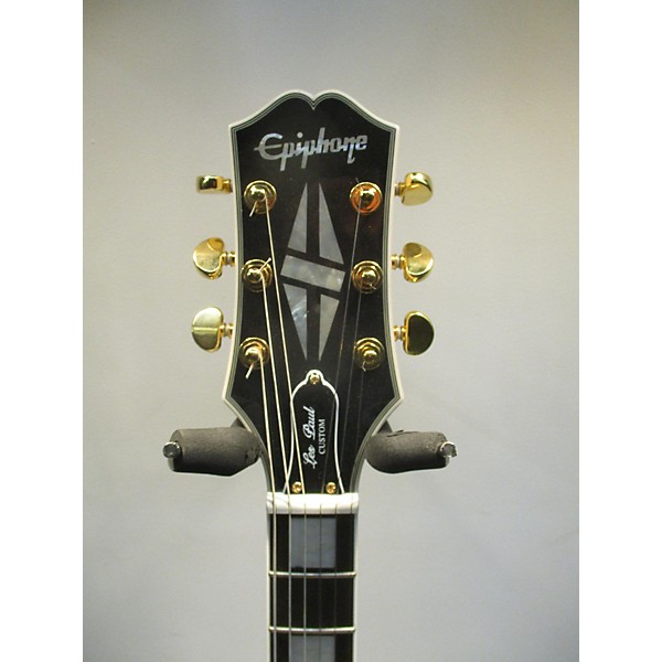Used Epiphone Les Paul Custom Solid Body Electric Guitar Arctic White ...