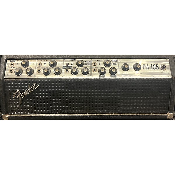 Used Fender PA135 Tube Guitar Amp Head | Guitar Center