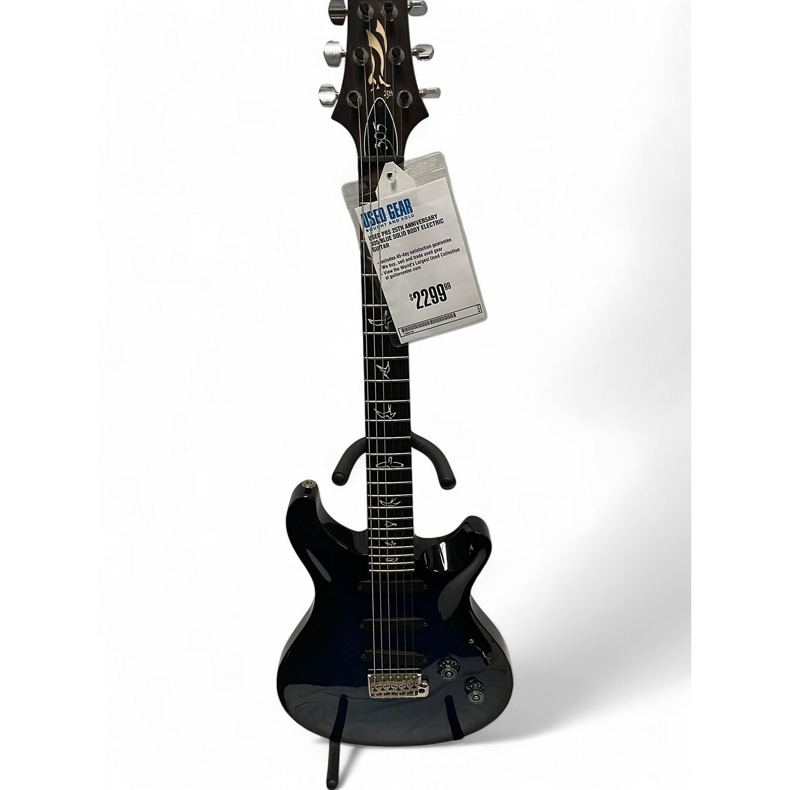 Used PRS 25th Anniversary 305 Solid Body Electric Guitar Blue | Guitar ...
