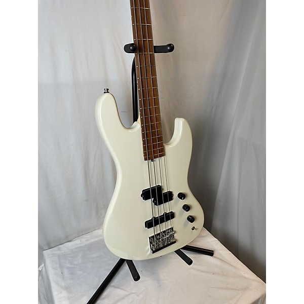 Used Used Low End LE Hybrid White Electric Bass Guitar White | Guitar ...