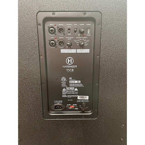 Used Harbinger VS18 Powered Subwoofer | Guitar Center
