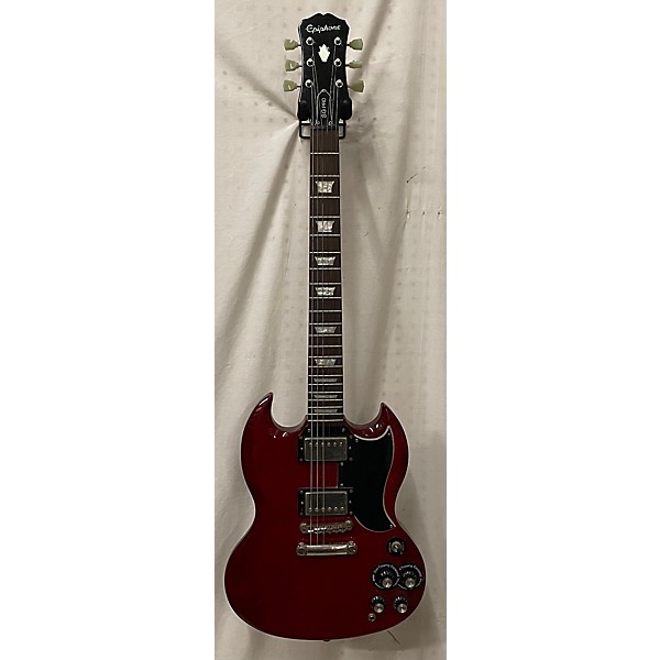 Used Epiphone SG Pro Solid Body Electric Guitar Burgundy | Guitar Center