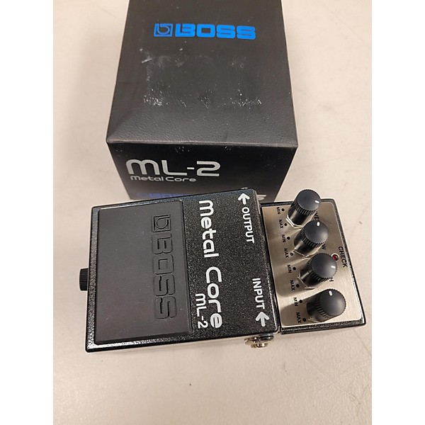 Used BOSS ML2 Metal Core Distortion Effect Pedal | Guitar Center