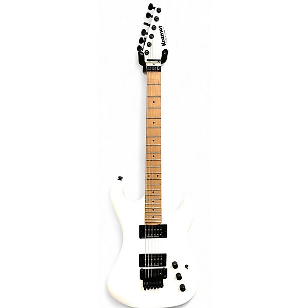 Used Kramer Used Kramer Pacer Vintage White Solid Body Electric Guitar White Guitar Center