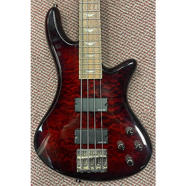 Used Schecter Guitar Research Stiletto Extreme 4-String Electric Bass ...