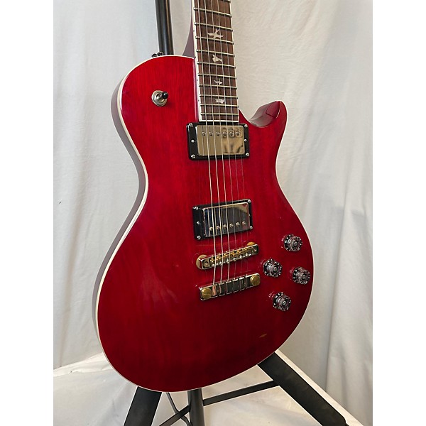Used PRS Used PRS SE Singlecut McCarty 594 Trans Red Solid Body Electric Guitar Trans Red ...