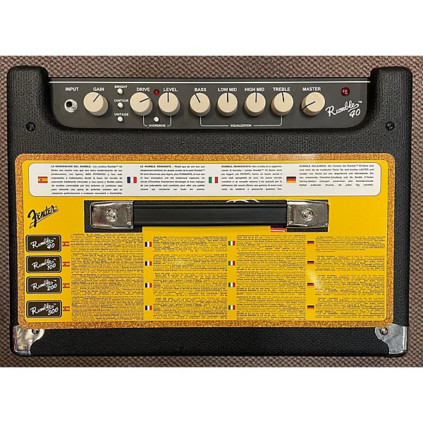 Used Fender Rumble V3 40W 1x10 Bass Combo Amp | Guitar Center