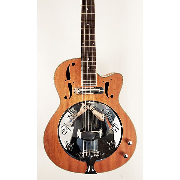 Used Dean Resonator Acoustic Electric Guitar Natural | Guitar Center