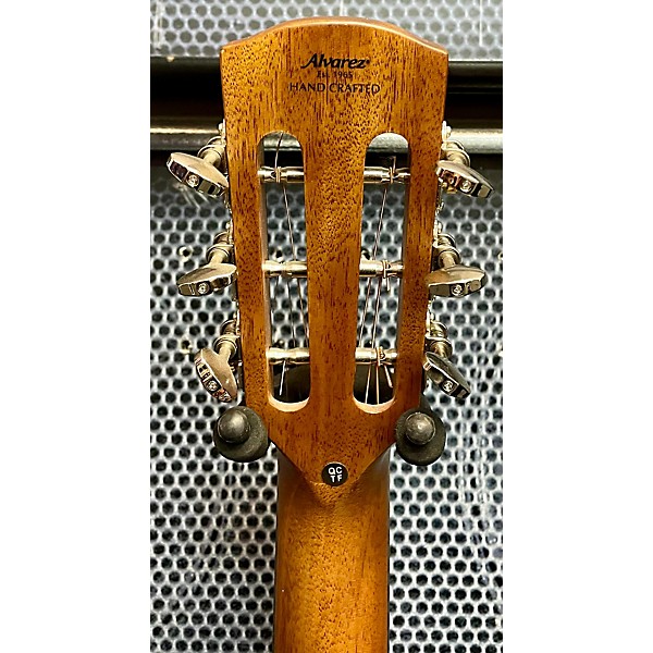 Used Alvarez AP66E Parlor Acoustic Electric Guitar Natural | Guitar Center