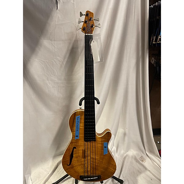 Used Rob Allen Deep 5 Spalted Maple Electric Bass Guitar Spalted Maple ...