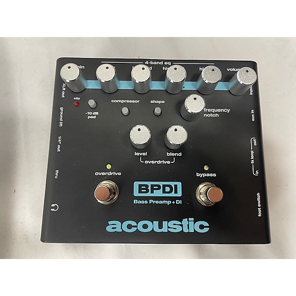 Used Acoustic Bass Preamp + DI Bass Preamp | Guitar Center