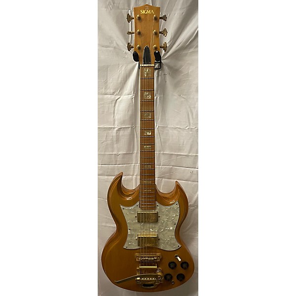 Vintage SIGMA 1974 Martin SGB2-9 Solid Body Electric Guitar Natural ...