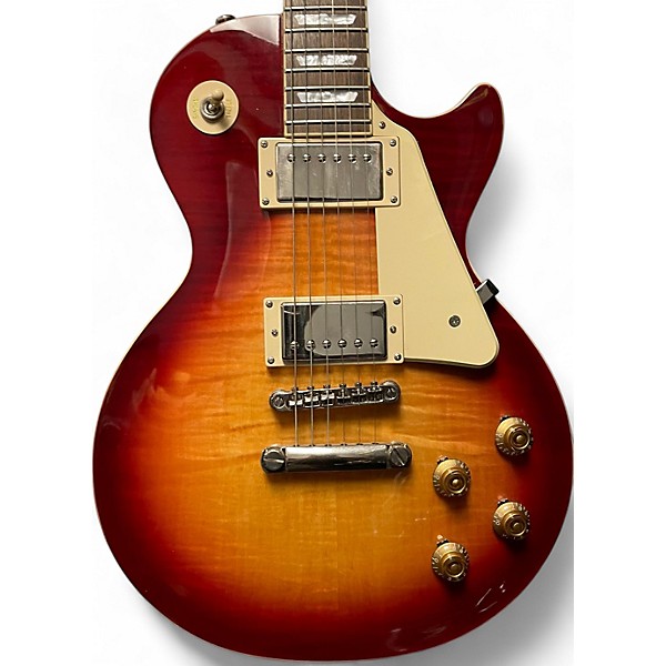 Used 2019 Epiphone Les Paul 2 Tone Sunburst Solid Body Electric Guitar 2 Tone Sunburst | Guitar ...