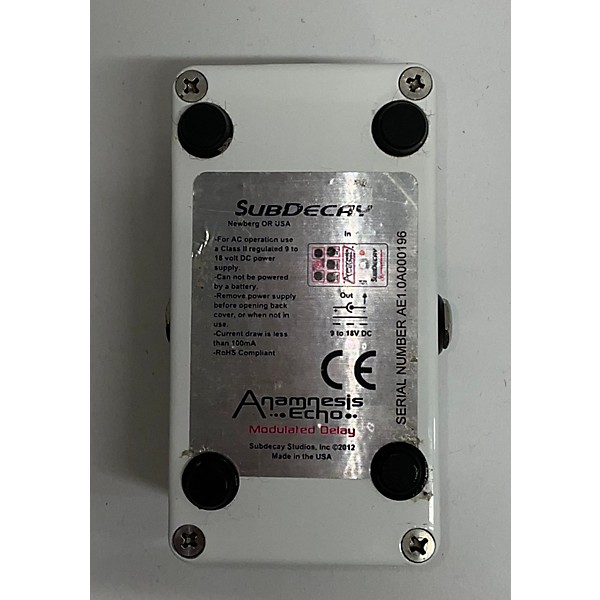 Used Subdecay Anamnesis Echo Effect Pedal | Guitar Center