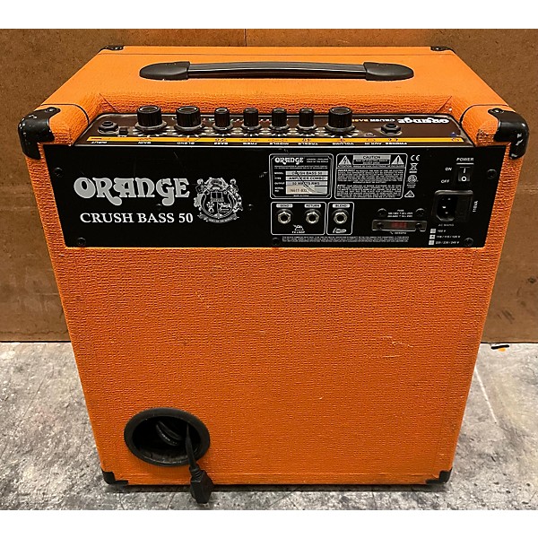Used Orange Amplifiers CRUSH BASS 50 Bass Combo Amp | Guitar Center