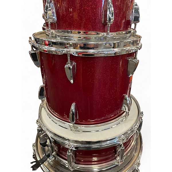 Used TAMA Used TAMA 5 Piece Imperialstar Metallic Red Drum Kit Metallic ...