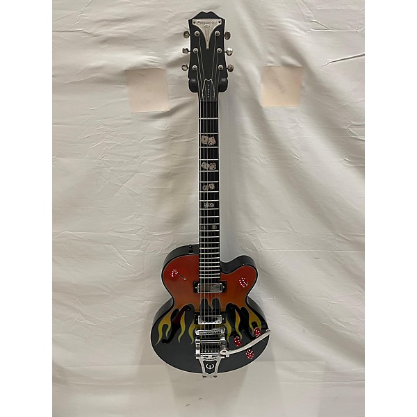 Used Epiphone Flamekat Hollow Body Electric Guitar Flame | Guitar Center