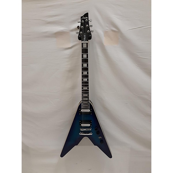 Used Firefly FFLV Classic Blue Burst Solid Body Electric Guitar Blue ...