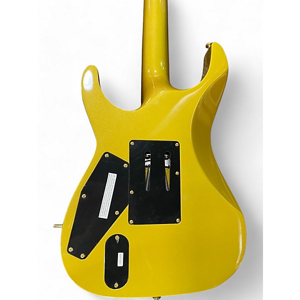 Used ESP Used ESP ltd m1 custom Gold Solid Body Electric Guitar Gold ...