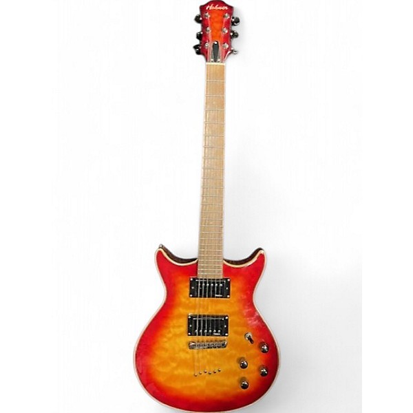 Used Hohner Used Hohner tb-2 Cherry Red Sunburst Solid Body Electric ...