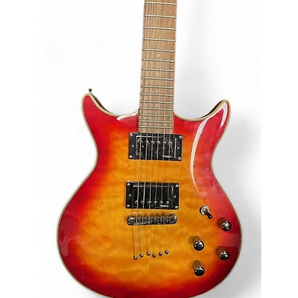 Used Hohner Used Hohner tb-2 Cherry Red Sunburst Solid Body Electric ...
