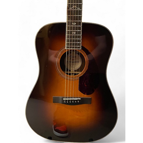 Used Fender Paramount PM-1 Deluxe Vintage Sunburst Acoustic Electric ...