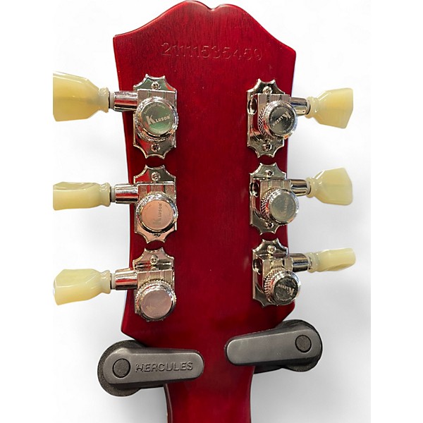 Used 2021 Epiphone Custom 1959 Les Paul Standard Aged Dark Cherry Burst ...