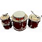 Used Ludwig Used Ludwig 5 Piece Element Evolution Metallic Red Drum Kit ...