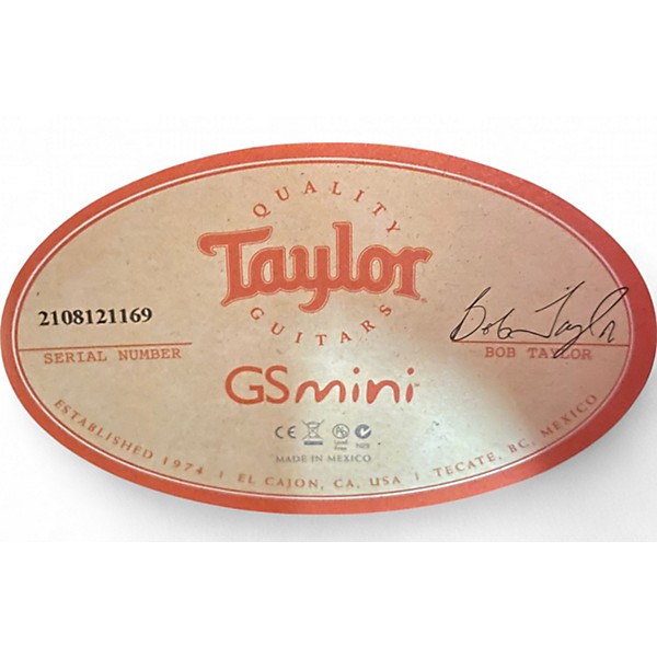 Used Taylor Used Taylor GS Mini Mahogany Natural Acoustic Guitar ...