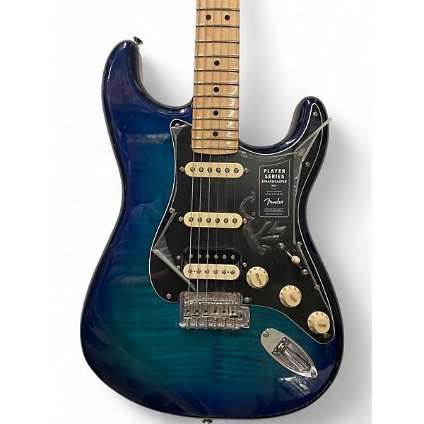 Used Fender Used Fender Player Stratocaster Blue Burst Solid Body ...