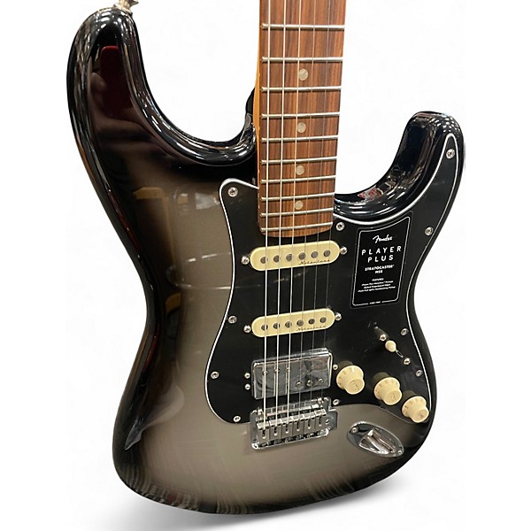 Used Fender Used Fender Player Plus Stratocaster Silverburst Solid Body ...