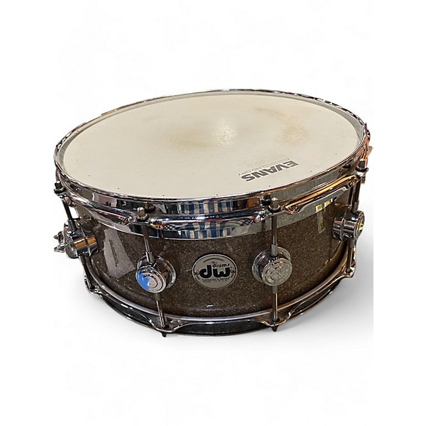 Used DW Used DW 14X6 Collector's Series Maple Snare broken glass Drum ...