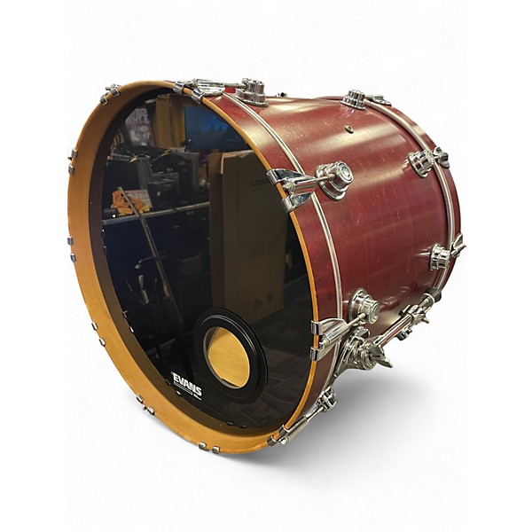 Used DW Used DW 4 Piece Collector's Series SATIN RED Drum Kit SATIN RED ...