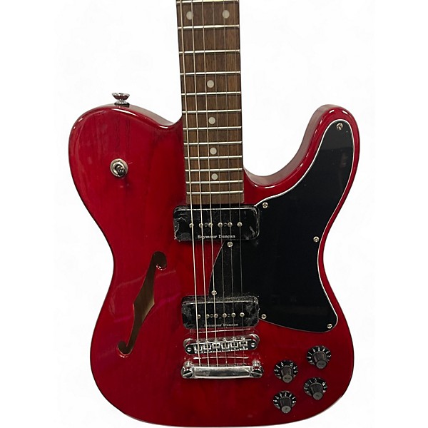 Used Fender Used Fender JA90 Jim Adkins Thinline Telecaster Candy Apple ...