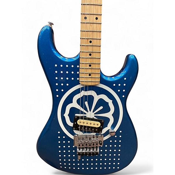 Used Kramer Baretta "White Lotus" Custom Graphic Candy Blue Solid Body ...