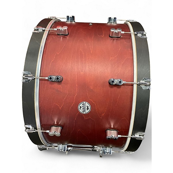 Used PDP by DW 3 Piece Concept Series Satin Red Drum Kit Satin Red ...