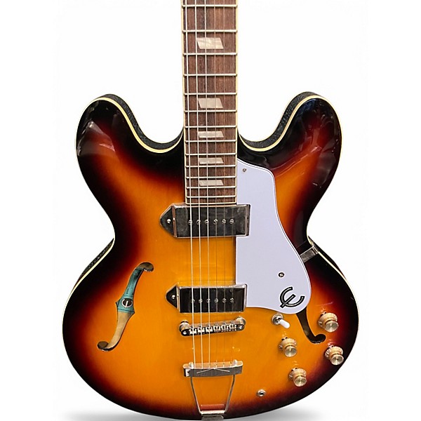 Used Epiphone Used Epiphone Casino 3 Color Sunburst Hollow Body Electric Guitar 3 Color Sunburst ...