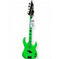 Used Dean Used Dean Custom Zone Neon Green Solid Body Electric Guitar ...