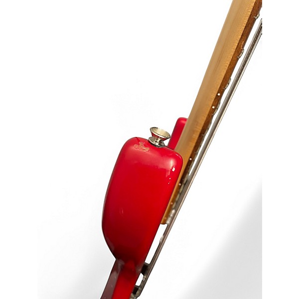 Used Peavey foundation Candy Apple Red Electric Bass Guitar Candy Apple ...