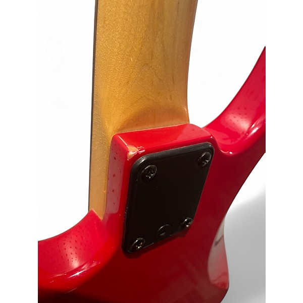 Used Peavey foundation Candy Apple Red Electric Bass Guitar Candy Apple ...