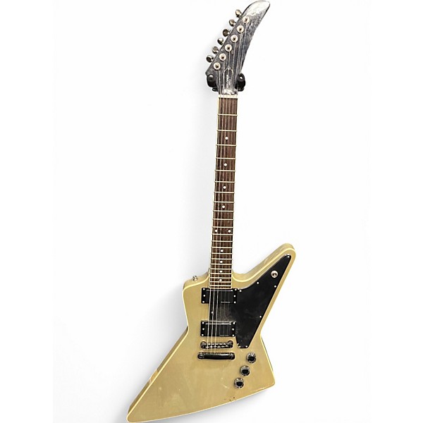 Used Epiphone Explorer Pro Vintage Yellow Solid Body Electric Guitar ...