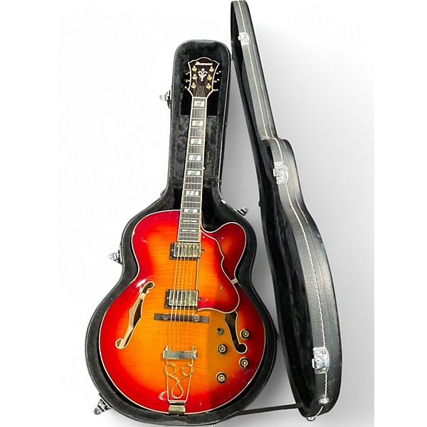 Used Ibanez F155-AWB Artstar 2 Tone Sunburst Hollow Body Electric ...