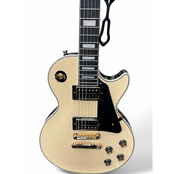 Used Epiphone Les Paul Custom Antique Ivory Solid Body Electric Guitar ...