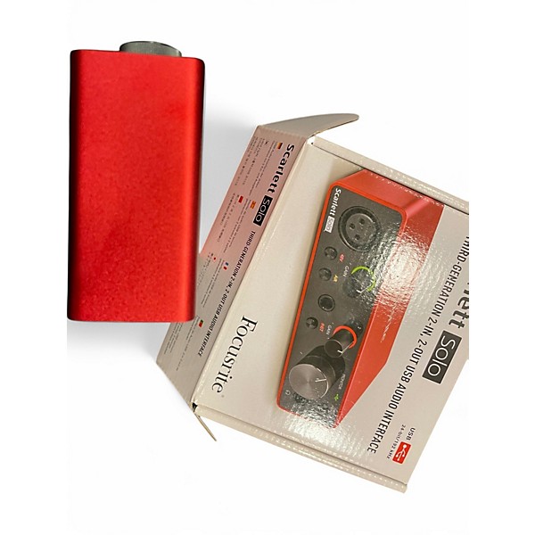 Used Focusrite Used 2021 Focusrite Scarlett Solo Gen 3 Audio Interface ...